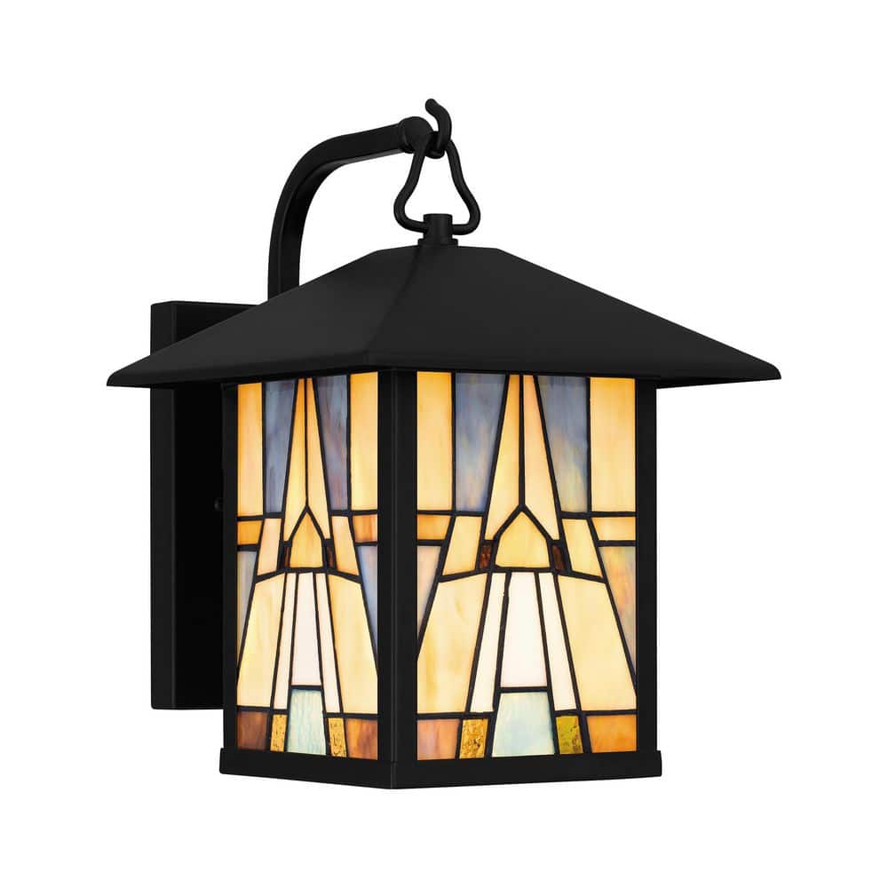 Home Decorators Collection Labelle Park 1-Light Matte Black Outdoor ...