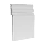 American Pro Decor 7/8 in. x 7-3/4 in. x 6 in. Unfinished PVC Baseboard ...
