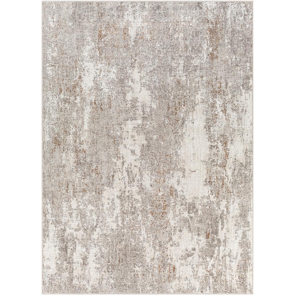 Livabliss Allegro Taupe 7 ft. x 9 ft. Modern Indoor Area Rug ALG2304 ...