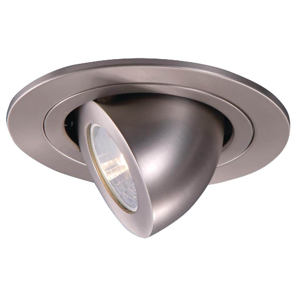 4 in. Satin Nickel Recessed Retractable Elbow Trim 1496SN - The Home Depot