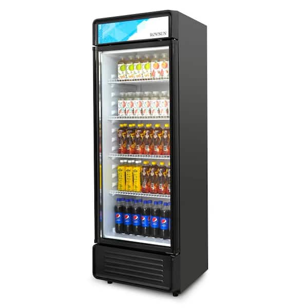 Koolmore 21 in. 6 cu. ft. Commercial Glass Door Display Merchandiser ...