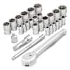 Powerbuilt 28 Piece Zeon Socket Set for Damaged Bolts 240120 - The Home Depot