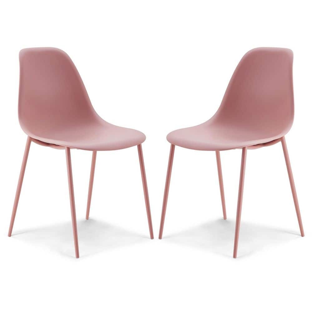 Poly and Bark Blush Pink Isla Chair (Set of 2) DI-734-PNK-X2 - The Home ...