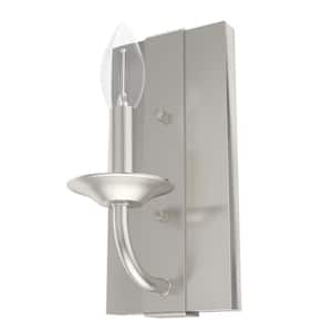 Hunter Perch Point 18 in. 4-Light Brushed Nickel Semi-Flush Mount 19423 ...