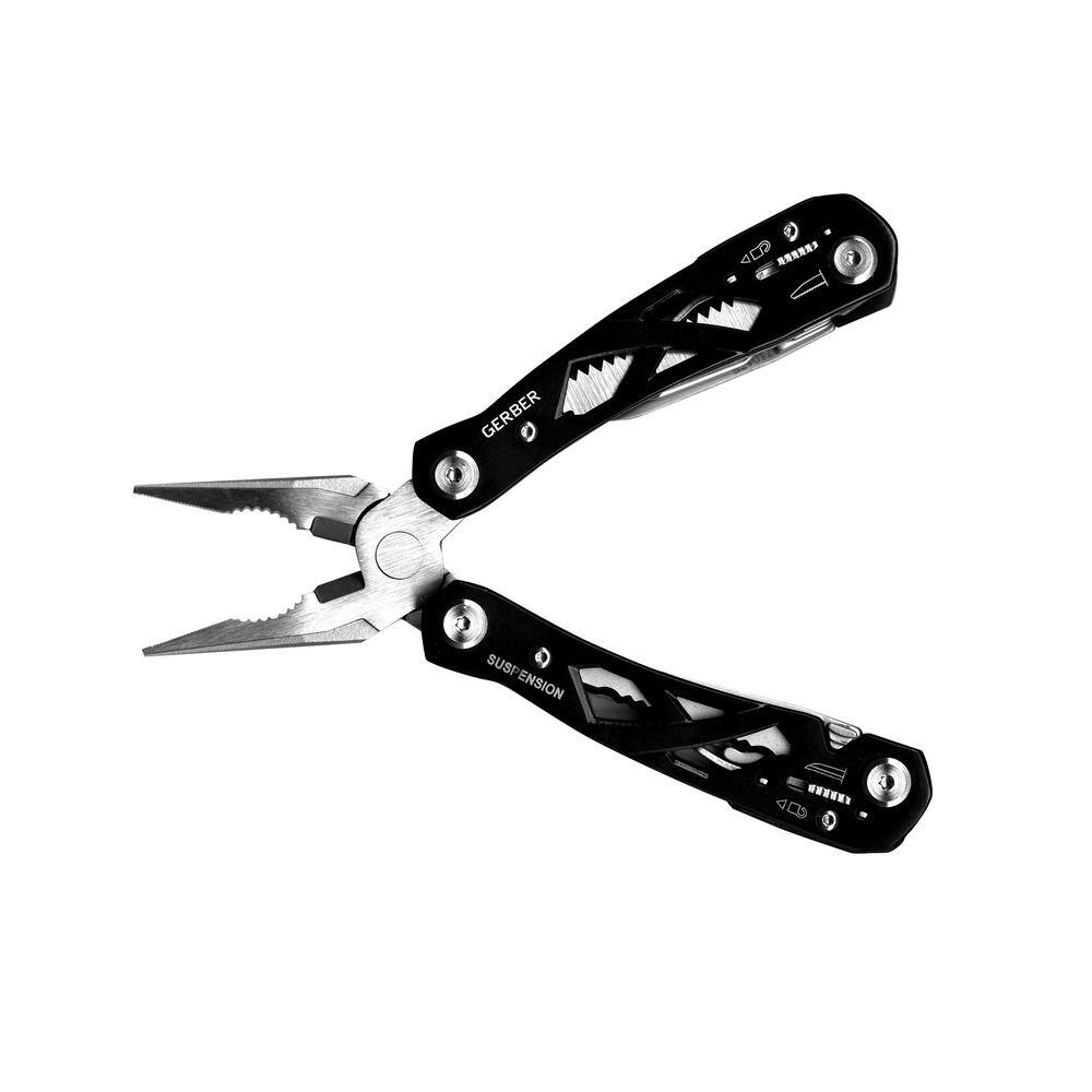 Gerber Suspension 12 and 1 Multi-Tool Black 31-003698DIP - The Home Depot