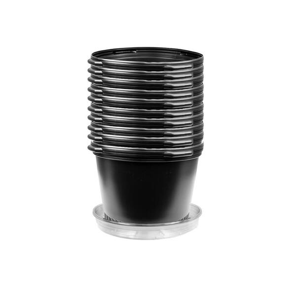 Viagrow 25 Gal. Plastic Round Nursery Pots - 25.14 Actual Gallons / 95. ...