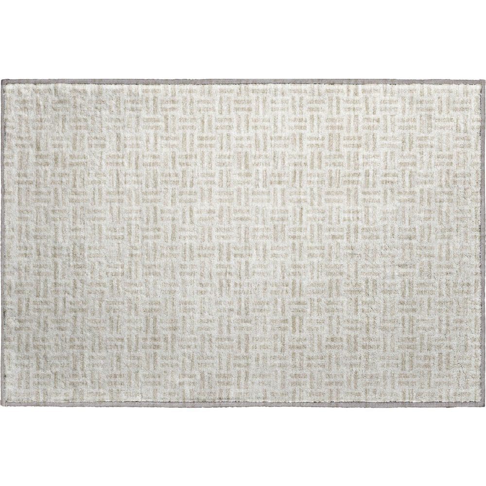 Addison Rugs Mayfield Premium Machine Washable Abstract AMF978 Ivory 1 ...