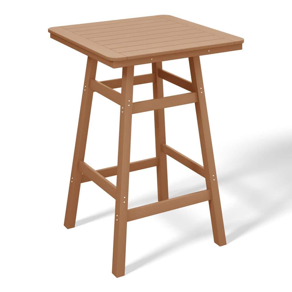 WESTIN OUTDOOR Laguna 30 in. Square HDPE Plastic All Weather Outdoor ...