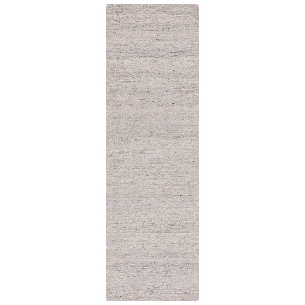 SAFAVIEH Himalaya 2 ft. x 8 ft. Beige/Light Gray Solid Modern Runner ...