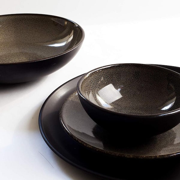 Carthage.Co Zaghwan 4-Piece Place Setting, Dusk ZFS1101 - The Home Depot