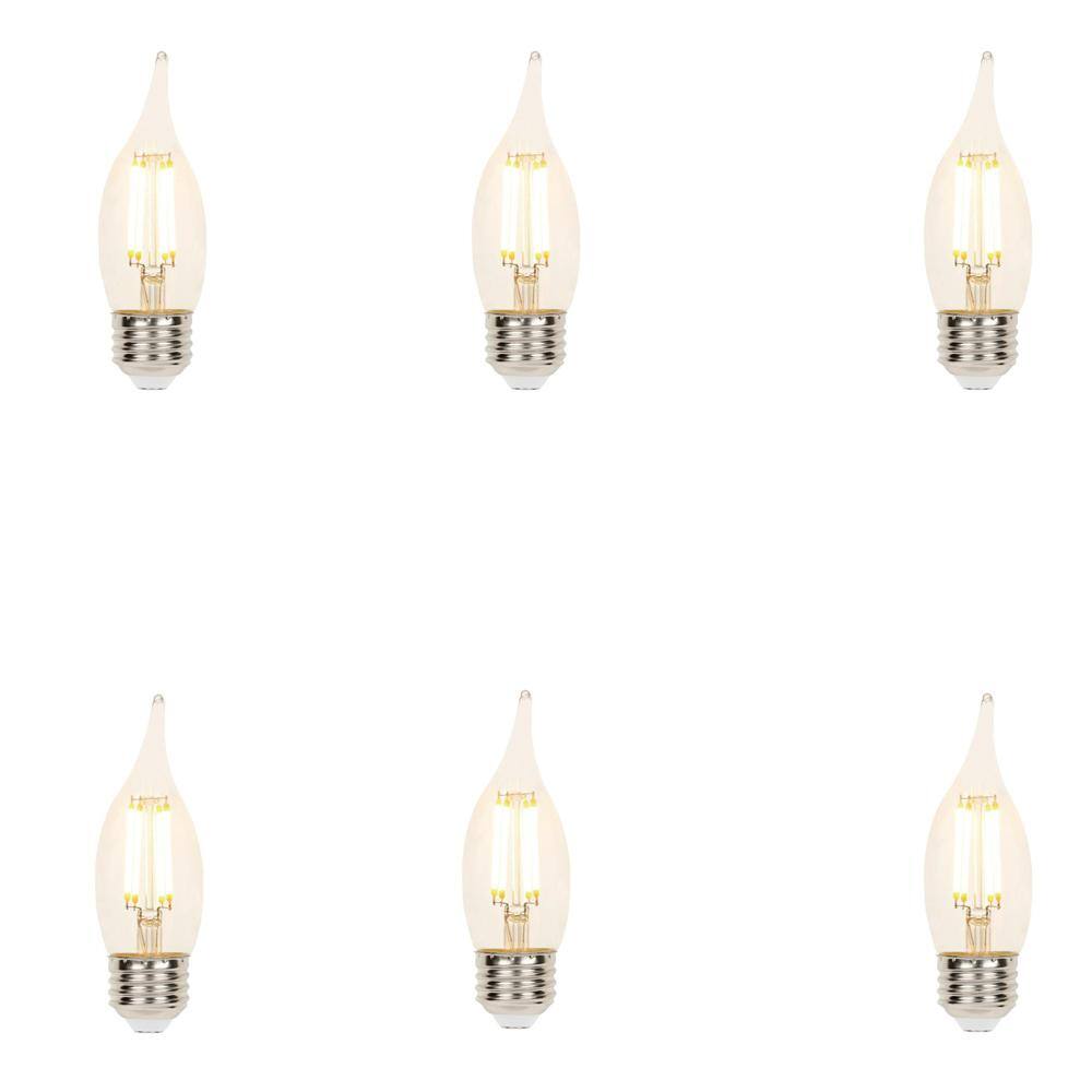 Westinghouse 40-Watt Equivalent CA11 Dimmable Filament LED Light Bulb ...