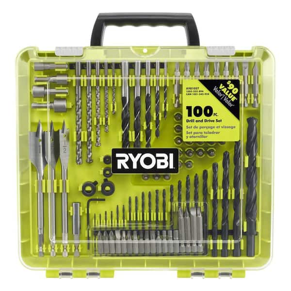 RYOBI 100-Piece Drill and Drive Set A981007 - The Home Depot