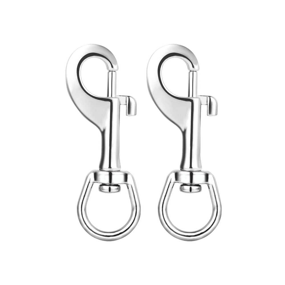 Misopily Heavy Duty 3.5 in. 2-Position Stainless Steel Snap Hooks Flag ...
