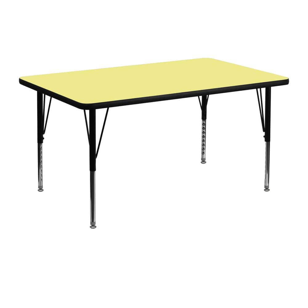 Carnegy Avenue Yellow Activity Table CGA-XU-5650-YE-HD - The Home Depot