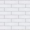 Merola Tile Castillo White 3 in. x 12 in. Ceramic Wall Tile (5.72 sq ...