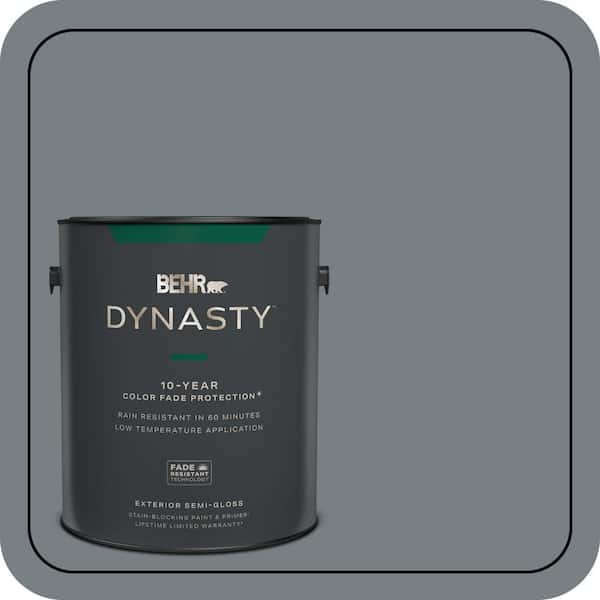 BEHR DYNASTY 1 gal. #N450-5 Intergalactic Semi-Gloss Enamel Exterior ...