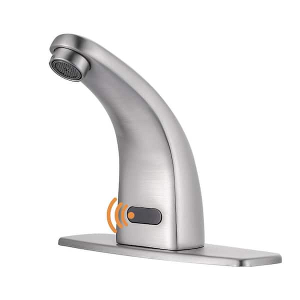 VEVETTA Sensor Touchless Single Hole Bathroom Sink Faucet with ...