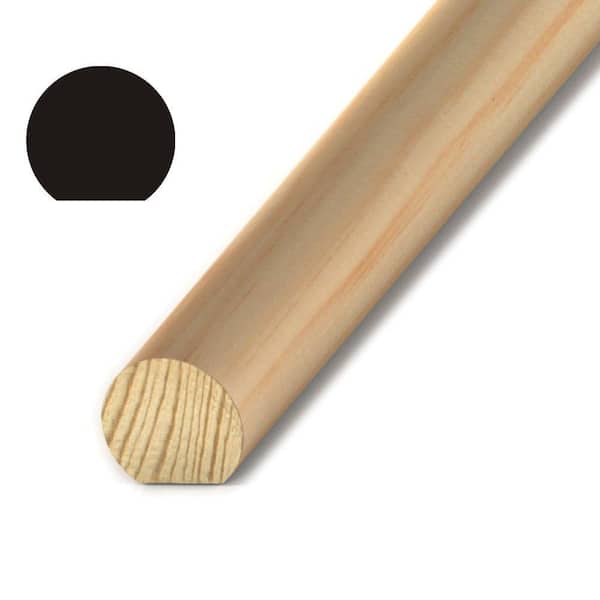 Kelleher LWM231 1-1/2 in. x 1-11/16 in. Pine Handrail P505 - The Home Depot