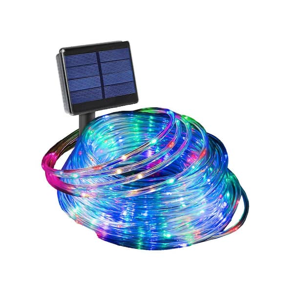 Bell + Howell 50 ft. Indoor/Outdoor Color Changing Solar Flexible ...