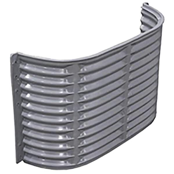 SHAPE PRODUCTS 37 in. W x 12 in. D x 24 in. H Straight Plastic Area ...