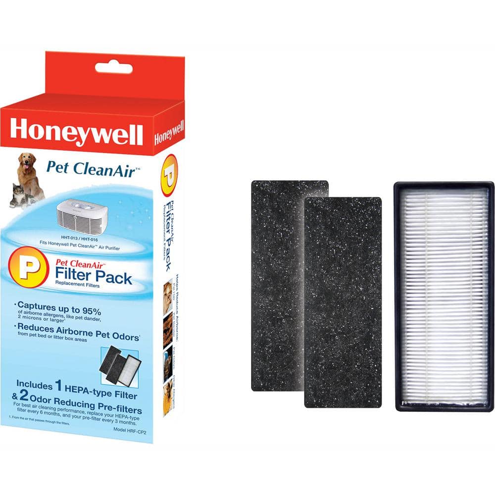 Honeywell Pet CleanAir Replacement Filter Combo Pack HRF-CP2 - The Home ...