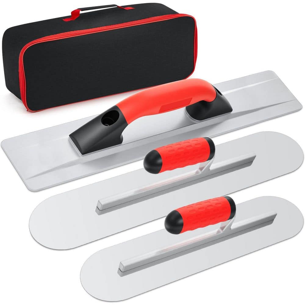 Laybus 4 Pcs Concrete Hand Tools Set Includes Cement Magnesium Hand ...