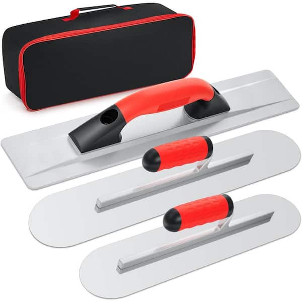 Laybus 4 Pcs Concrete Hand Tools Set Includes Cement Magnesium Hand ...