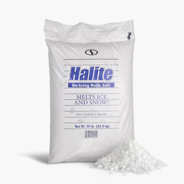 50 lb Rock Salt Bag RS50 - The Home Depot