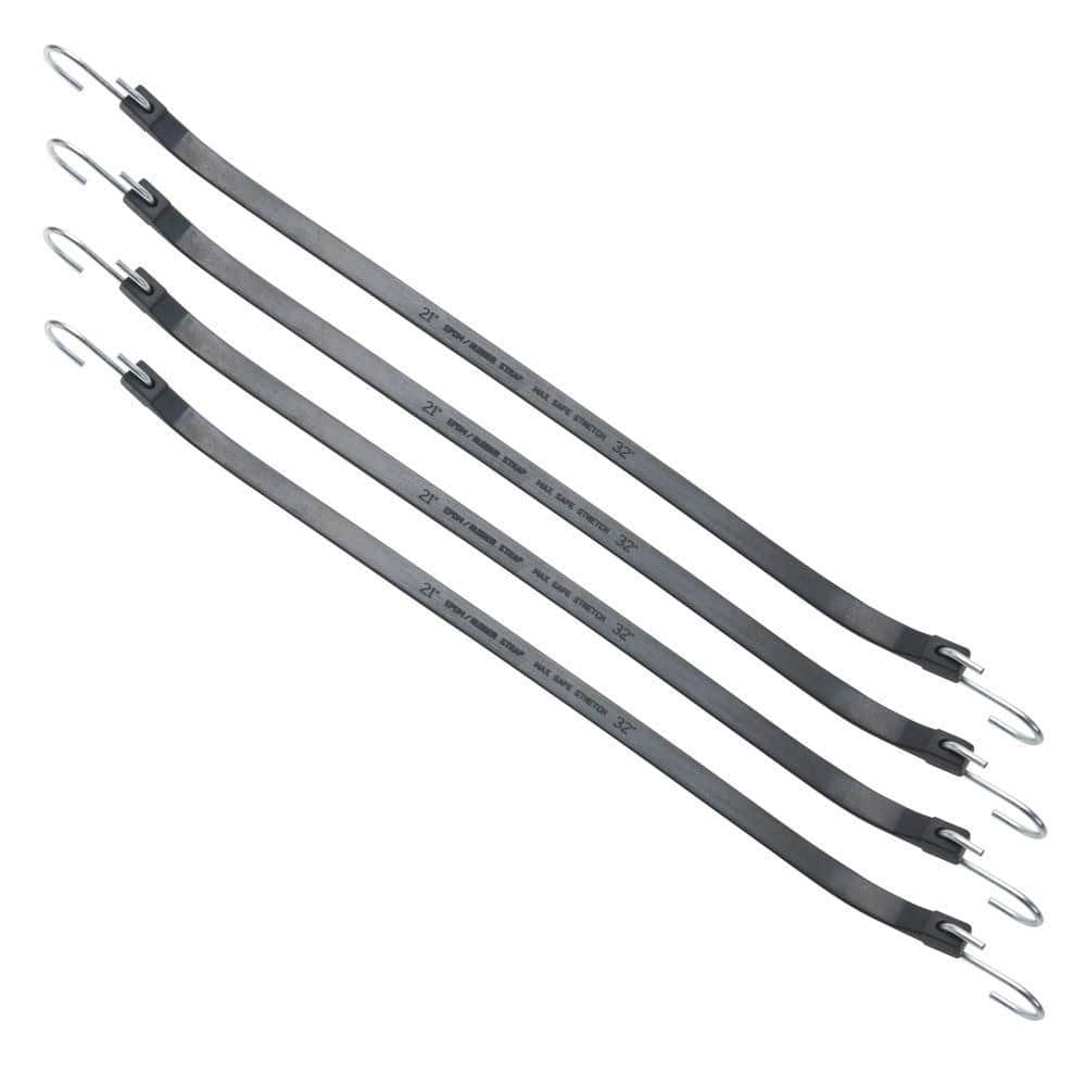 Husky 21 in Heavy Duty EPDM Tarp Strap, 4 Pack 56232 - The Home Depot