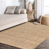 JONATHAN Y Estera Hand Woven Boucle Chunky Jute Natural 9 ft. x 12 ft ...