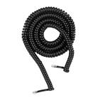 Power Gear 25 ft. Coil Cord Telephone Line, White Phone Handset 76122