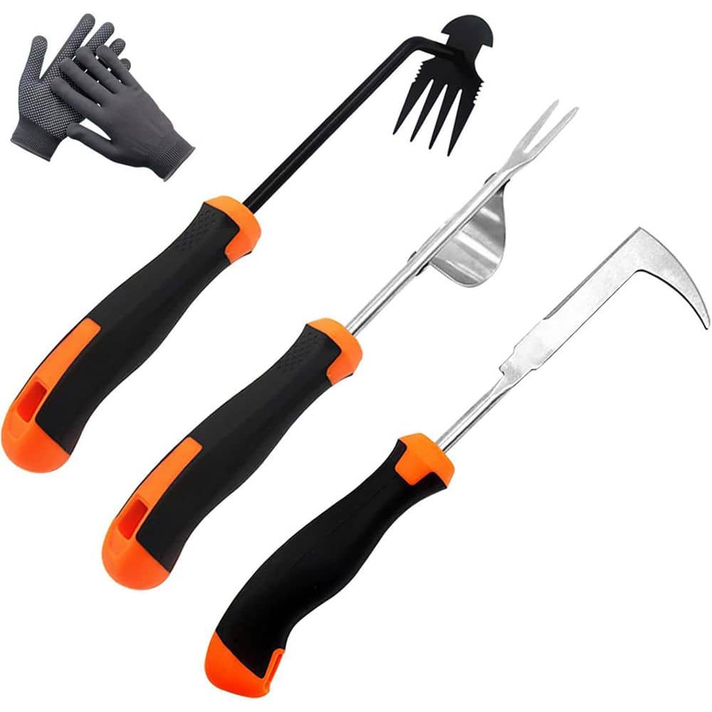 Oyezvary Weed Puller Tool Set Portable Stainless Steel Weeding Tools 3 ...
