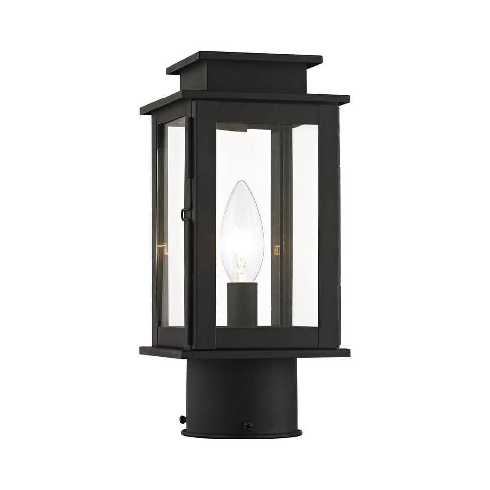 AVIANCE LIGHTING Stickland 10.5 in. 1-Light Black Outdoor Cast Brass ...