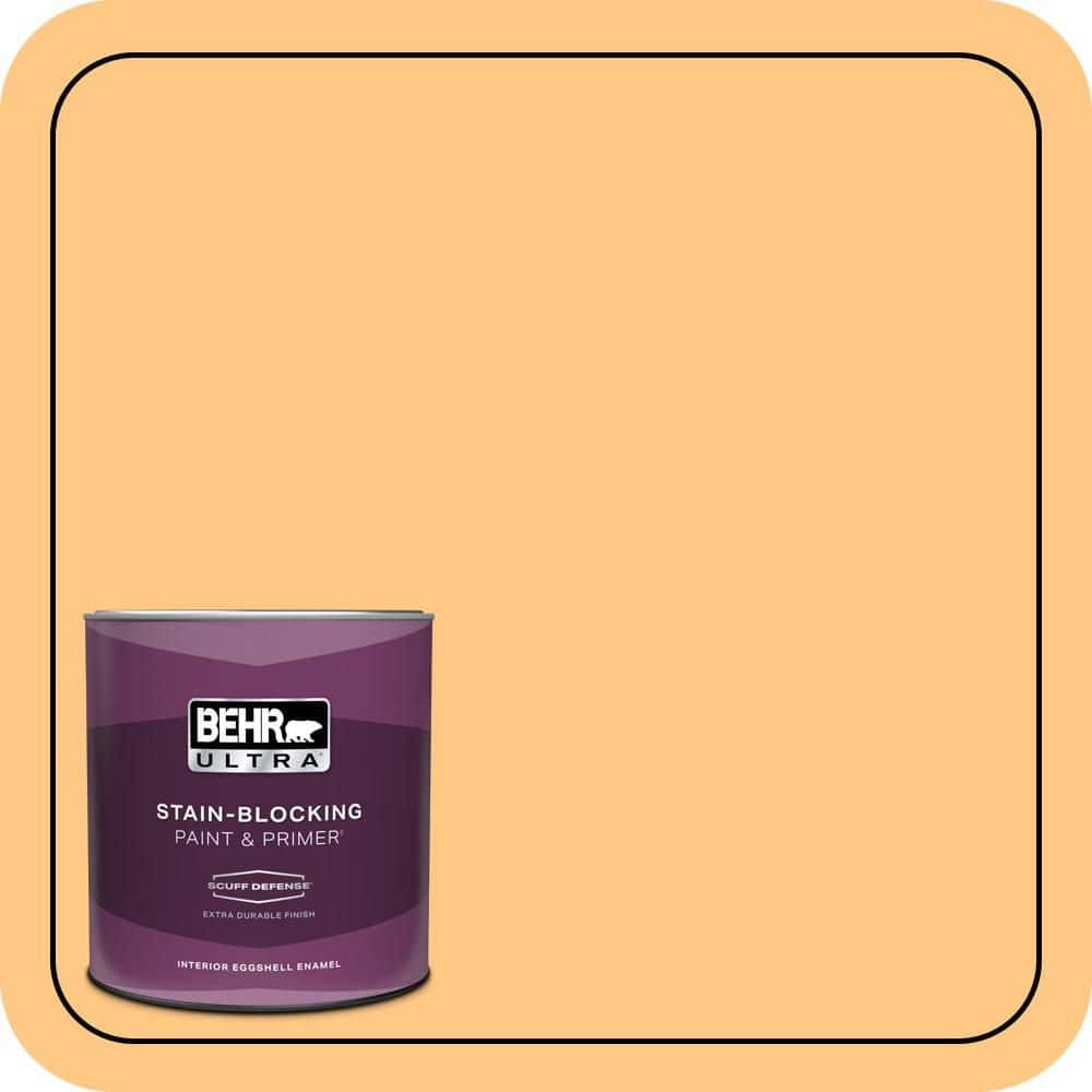 BEHR ULTRA 1 qt. #290B-5 Torchlight Extra Durable Eggshell Enamel ...