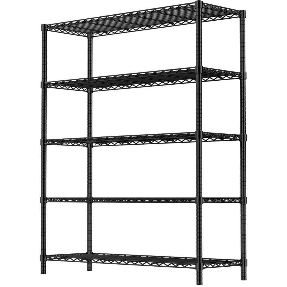Reviews for FUNKOL 5-Tier Heavy Duty Steel Storage Wire Rack Weight ...