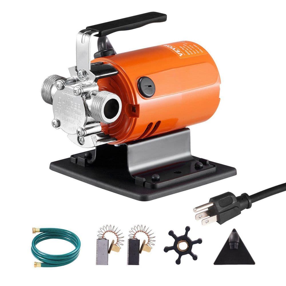 Tahanbath 120-Volt 360 GPH Portable Water Transfer Pump-1/10 HP Utility ...