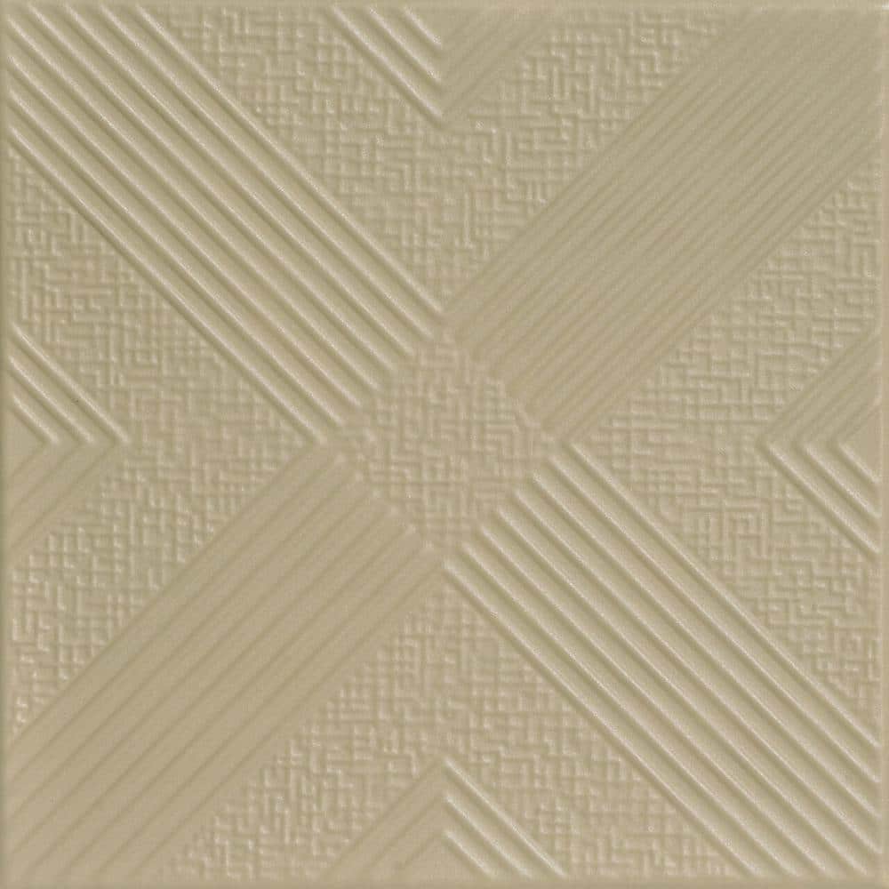 A La Maison Ceilings Hidden Treasure Lenox Tan 1.6 ft. x 1.6 ft ...