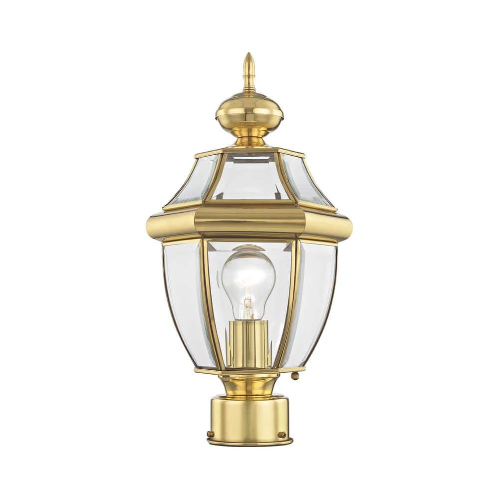 AVIANCE LIGHTING Aston 16.5 in. 1-Light Polished Brass Cast Brass ...