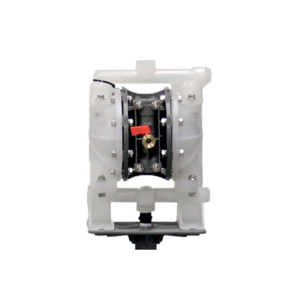 ZEELINE BY MILTON 1/2 in. Polypropylene Double Diaphragm Pump ZE0816PB ...