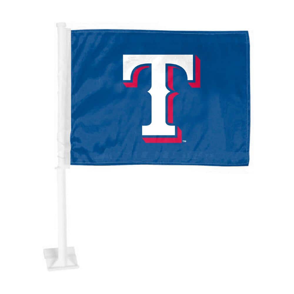 FANMATS MLB - Texas Rangers Car Flag Large 1-Piece 11 in. x 14 in ...
