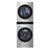 LG STUDIO WashTower Stacked SMART Laundry Center in Noble Steel 5.0 Cu ...