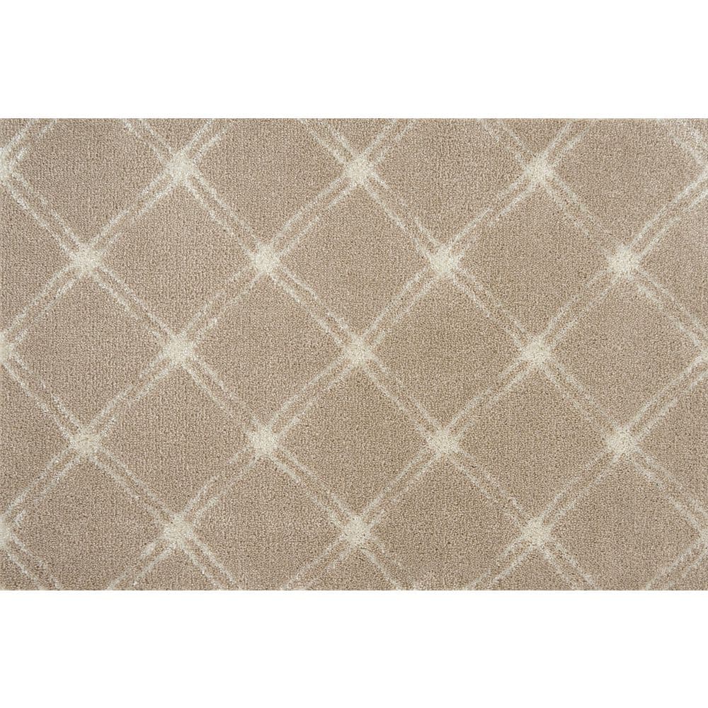 Natural Harmony Solitaire Buff Custom Area Rug with Pad 873354 - The ...