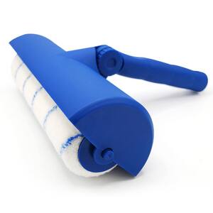 Dyiom 9 in. Paint Roller and Splatter Shield with Adjustable Head Feature in Blue B09VSJVK9P The Home Depot