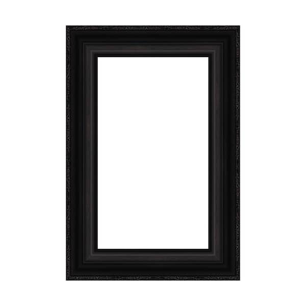 Amanti Art Mirror Makeover Parlor Black 17.25 in. W x 25.25 in. H ...