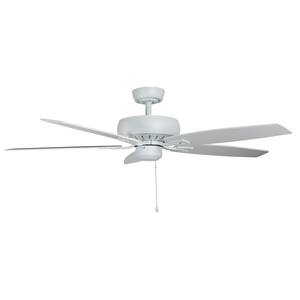 BLUE MOUNTAIN FANS Newport 52 in. 3-Speed Ceiling Fan Matte Black Pull ...