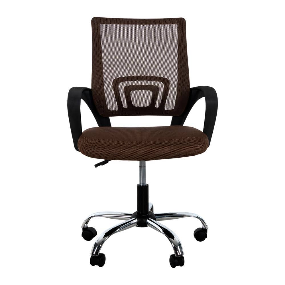 HOMESTOCK Fabric Adjustable Height Ergonomic Executive Office Chair in ...