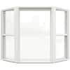 JELD-WEN 71.5 in. x 47.5 in. V-4500 Bay Vinyl Window THDJW244000001 ...