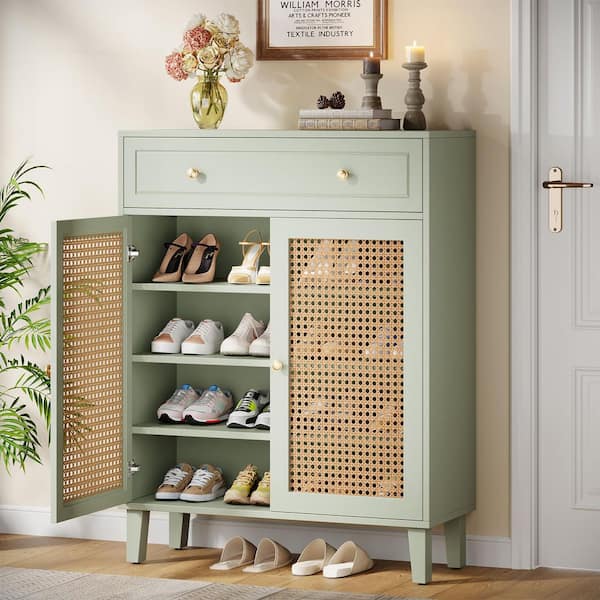 BYBLIGHT Ahlivia Mint Green 43.7 in. H Modern Storage Cabinet with ...