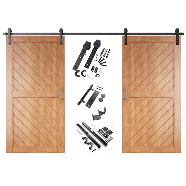 HOMACER XT2 36 in. x 80 in. C-Panel Early American Slanted Stripe ...