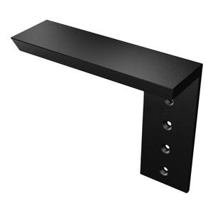 THE ORIGINAL GRANITE BRACKET 20 in. Black Aluminum Hidden Countertop ...